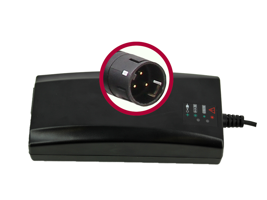 Ladegerät BMZ Li Ion V A Stecker rund polig Ladegeräte BMZ GmbH